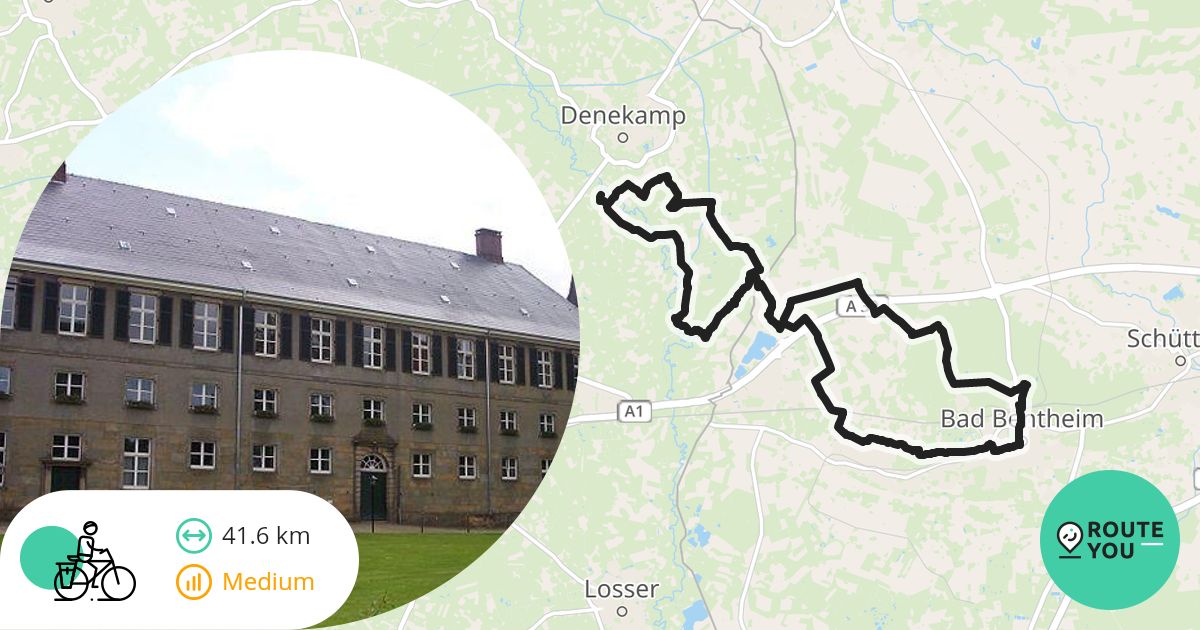Bad Bentheim - Recreatieve fietsroute | RouteYou