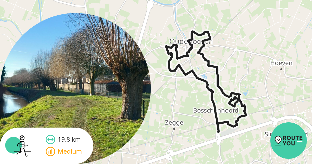 Bosschenhoofd Oudenbosh & door Gastels Laag - Recreatieve wandelroute ...