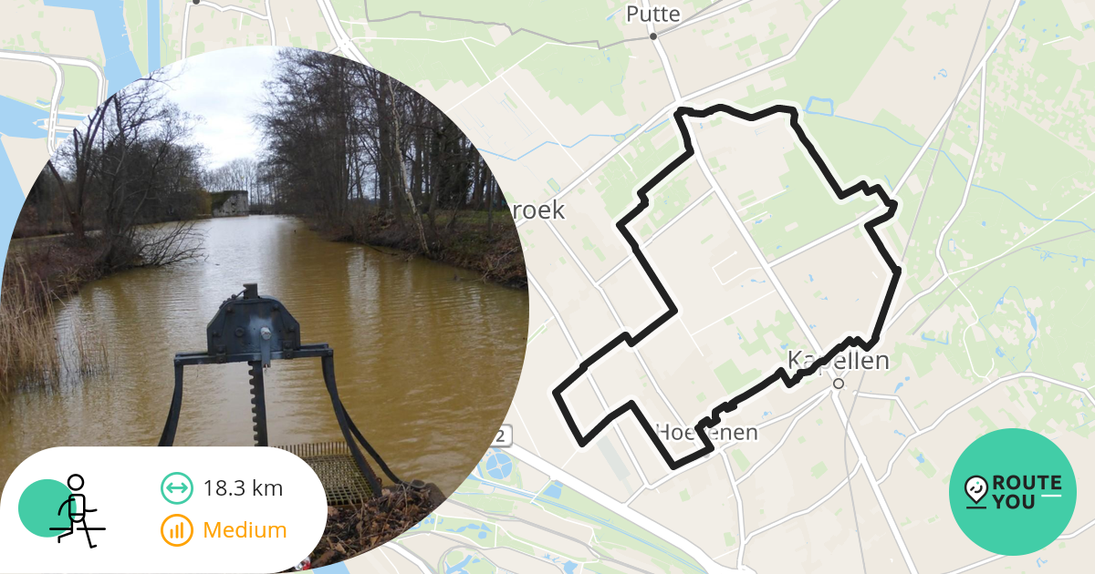 Hoevenen - Wandelroute | RouteYou