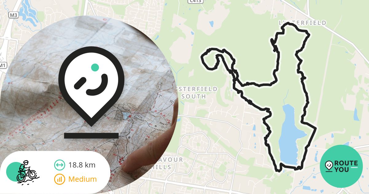 Lysterfield Park ? Ride One - Mountain bike route | RouteYou