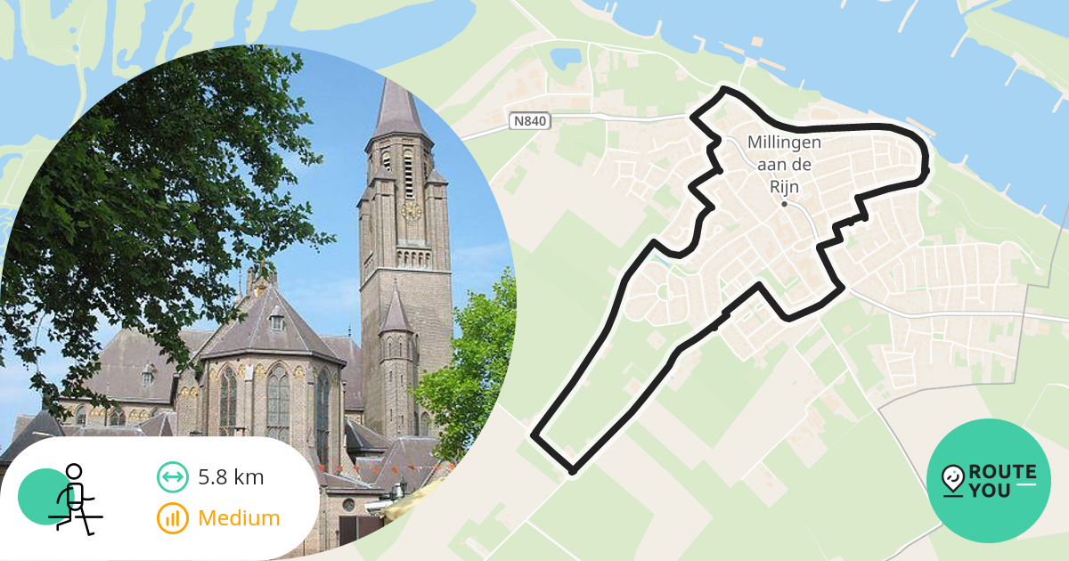 Millingen aan de Rijn - Wandelroute | RouteYou