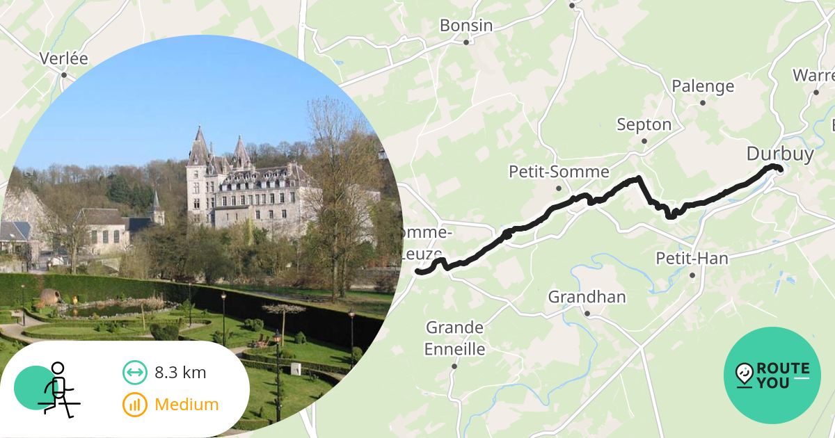 Somme-Leuze - Durbuy - Wandelroute | RouteYou