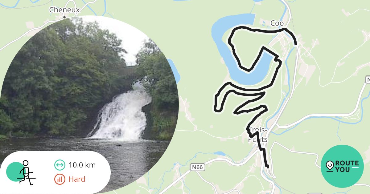 Trois-Ponts - Coo - Wandelroute | RouteYou