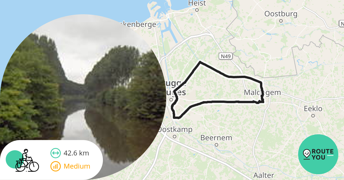 Fietsen langs oude spoorwegen en kanalen vanuit Maldegem - Recreatieve ...