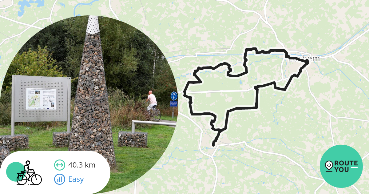 Almen- Lochem-Vorden-Almen - Recreatieve fietsroute | RouteYou