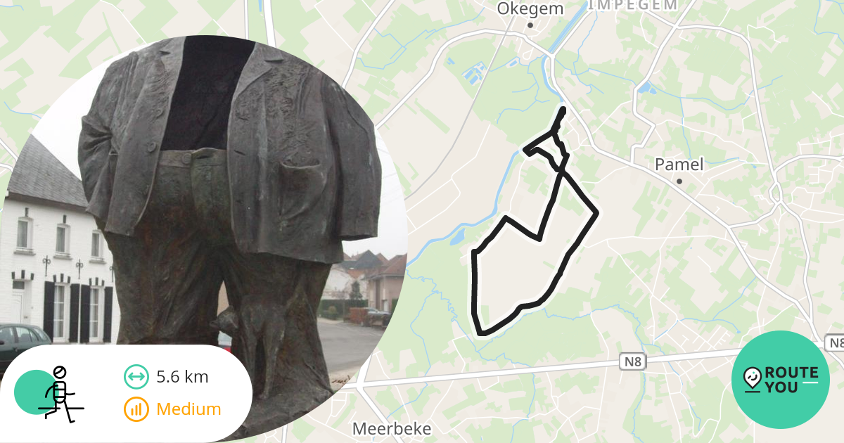 Bunkerwandeling en Dender in Pamel - Recreatieve wandelroute | RouteYou