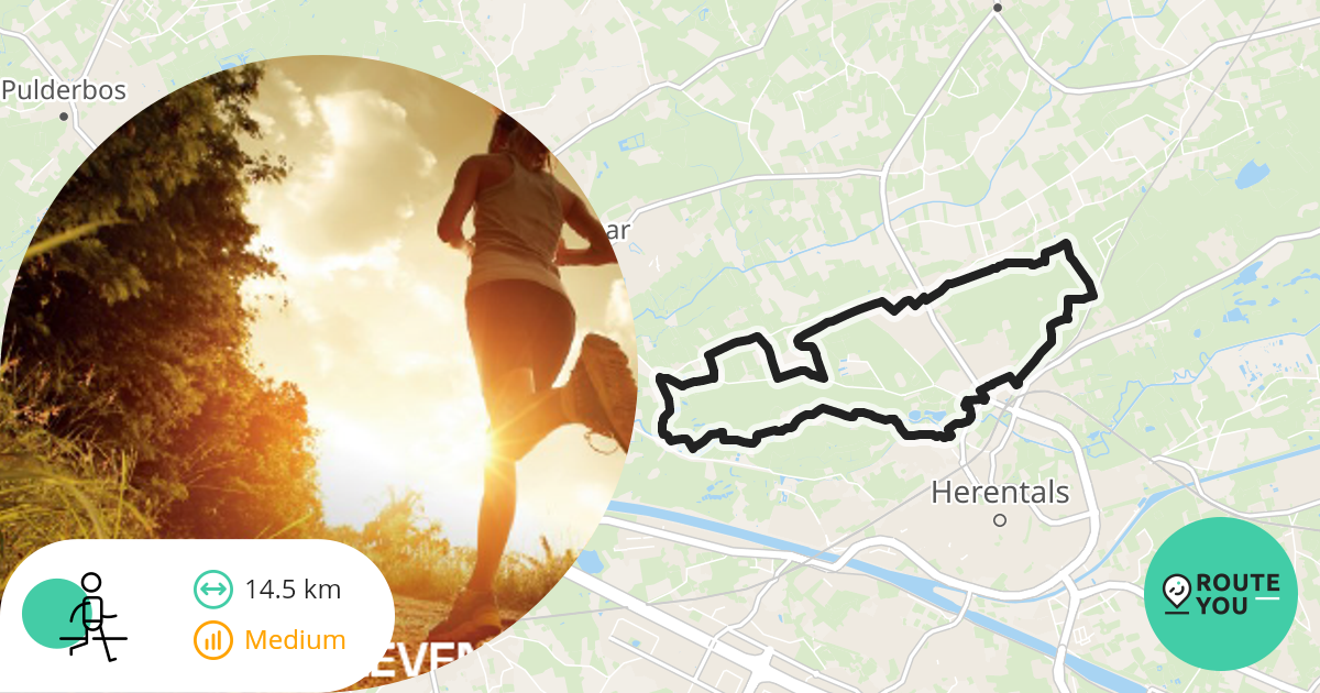 Netepark wandeling 14,5 km _ Herentals - Wandelroute | RouteYou