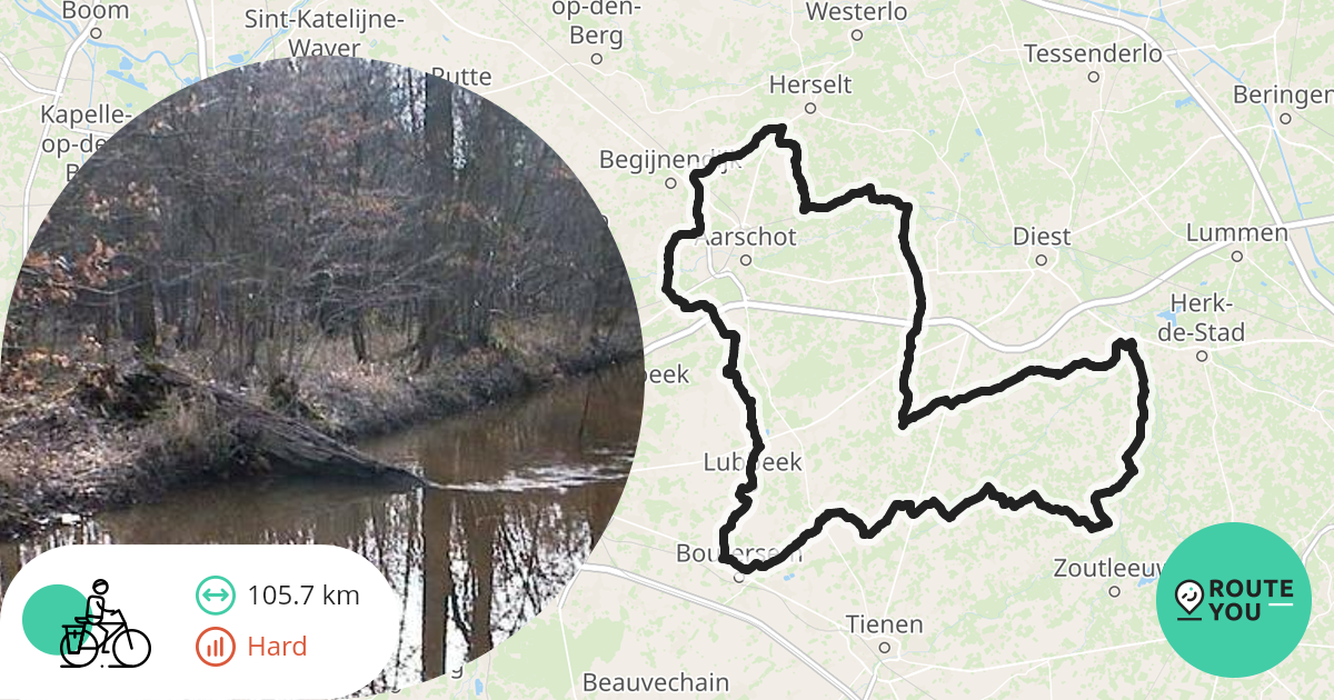 Parel van het Hageland - Recreatieve fietsroute | RouteYou