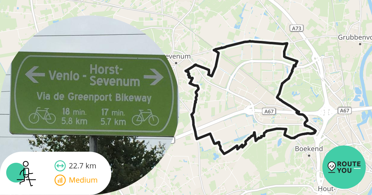 Sevenum - Wandelroute | RouteYou