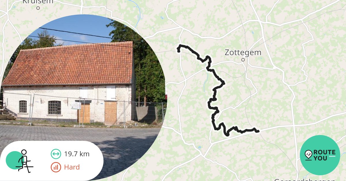 Sint-Maria-Lierde - Munkzwalm - Wandelroute | RouteYou