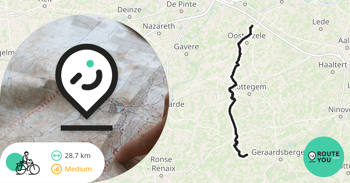 Parike - Gijzenzele - Recreatieve fietsroute | RouteYou