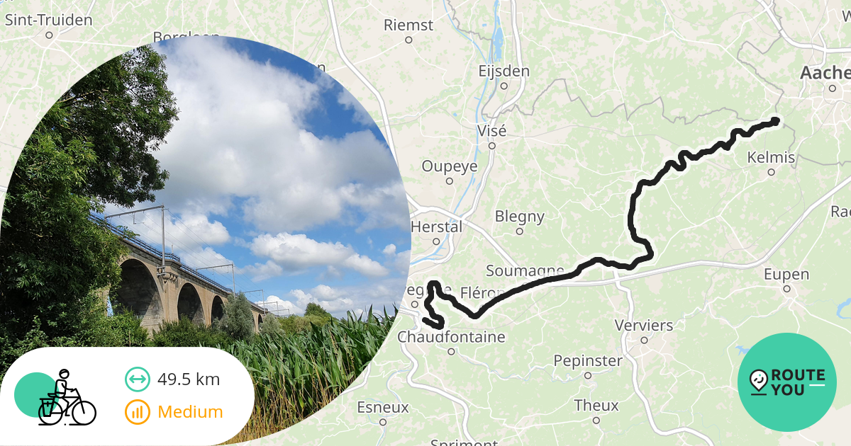 Fietsroute Ravel 38 - 39 - Recreatieve fietsroute | RouteYou