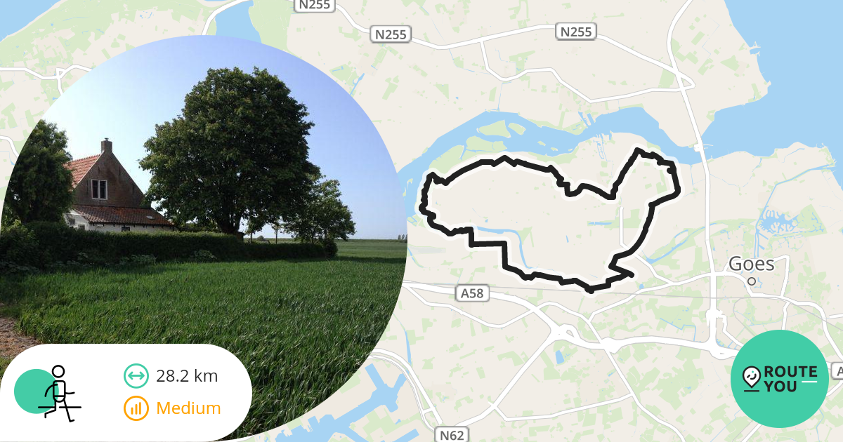 Eindewege - 's-Heer Arendskerke - Wandelroute | RouteYou