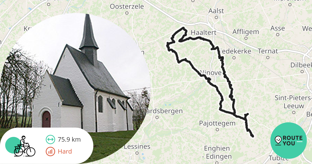 Rit naar Erpe-Mere - Recreatieve fietsroute | RouteYou