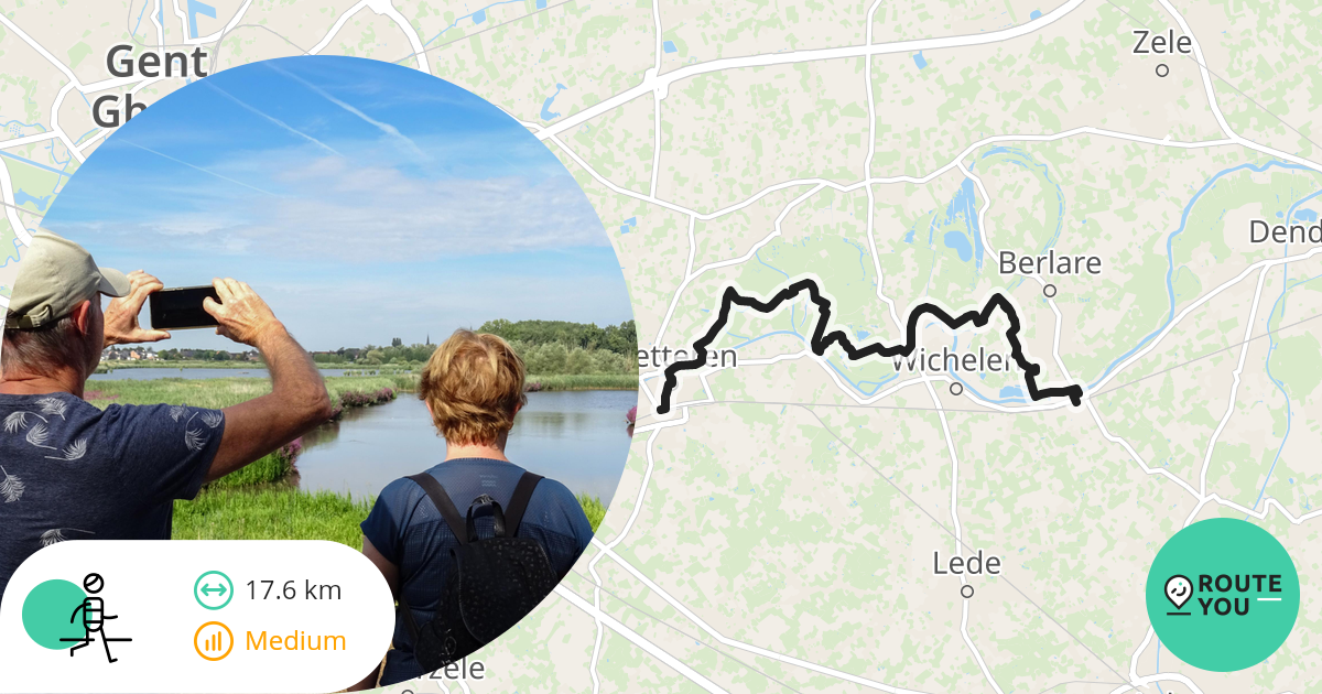 Treinstapper Schoonaarde > Wetteren - Recreatieve wandelroute | RouteYou