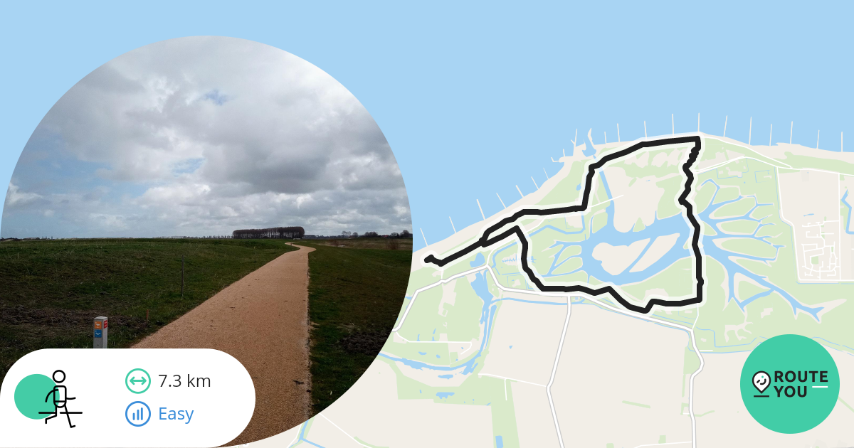 De Waterdunen in Groede - Wandelroute | RouteYou