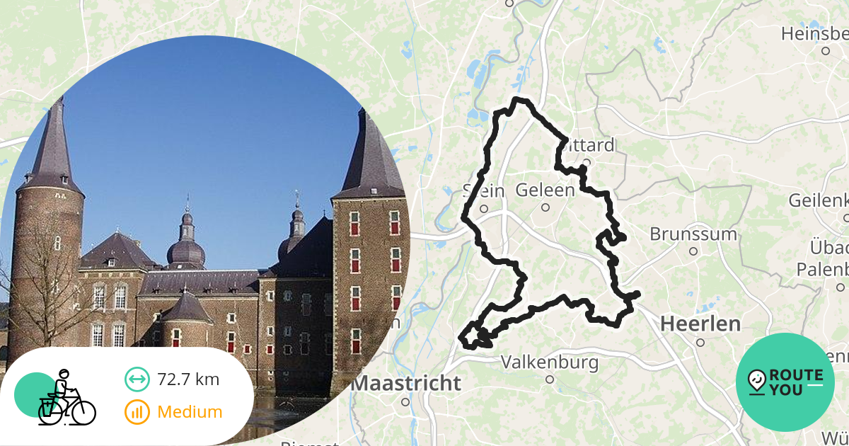 Road Limburgs Mooiste 73km - Recreatieve fietsroute | RouteYou