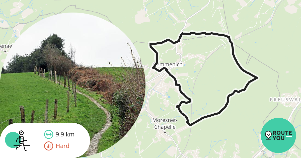 Gemmenich: pelgrims naar het Drielandenpunt - Recreatieve wandelroute ...