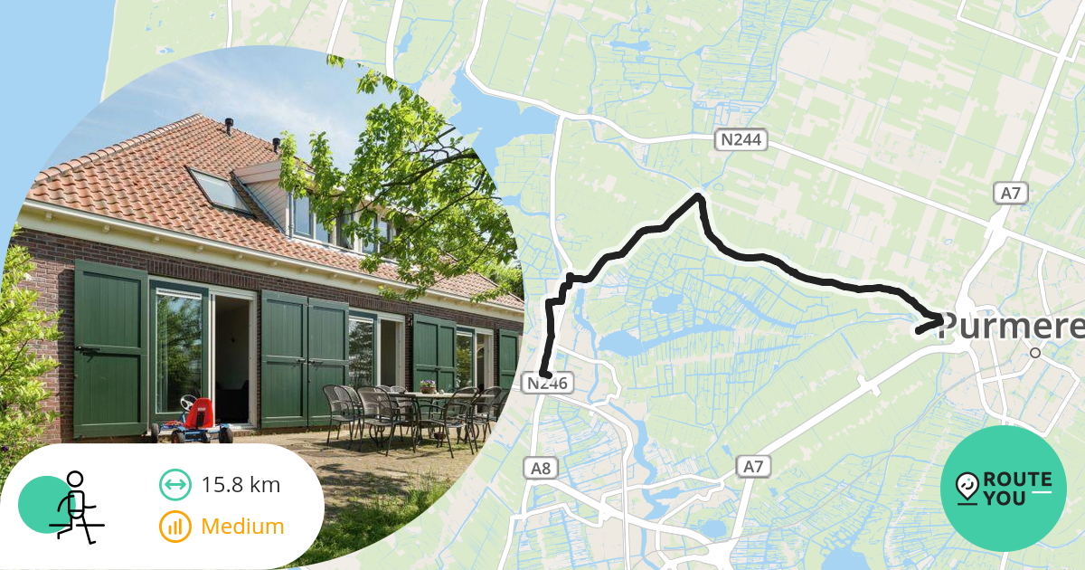 Waterlinie route nr 2 Wormerveer Neck - Wandelroute | RouteYou