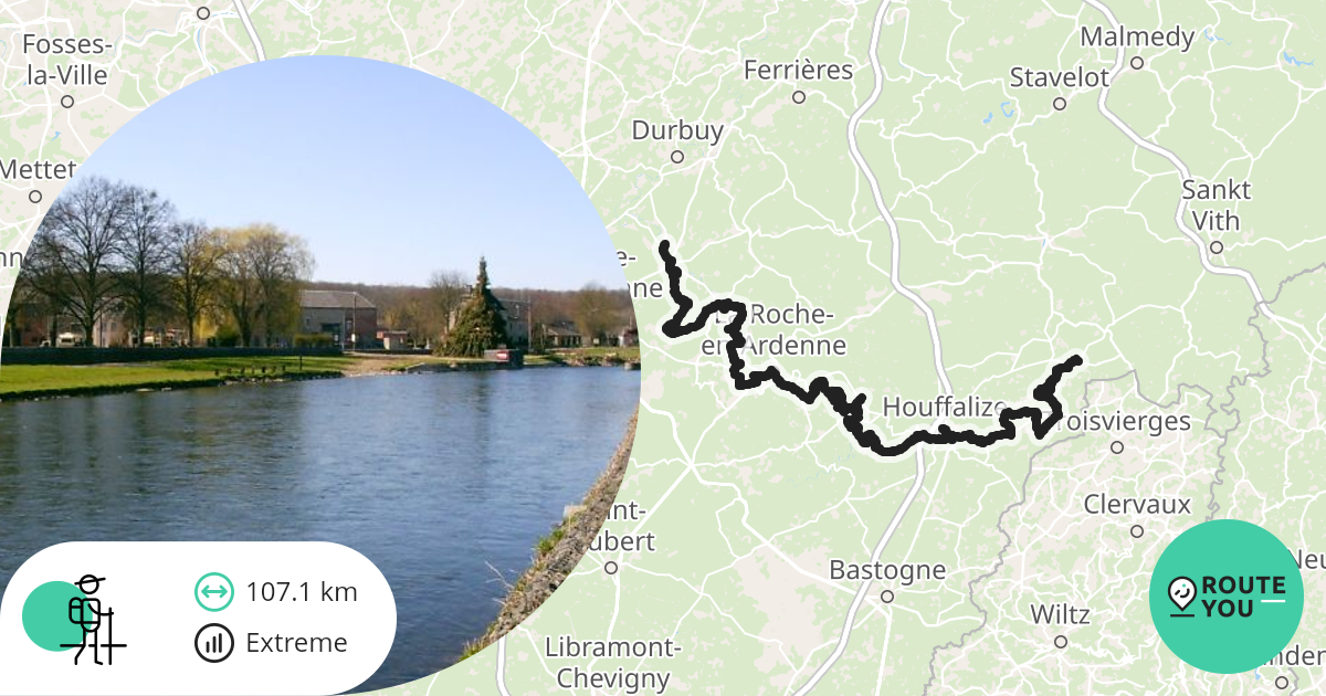 5 daagse treinstapper op de GR57 Hotton-Gouvy - Hikingroute | RouteYou