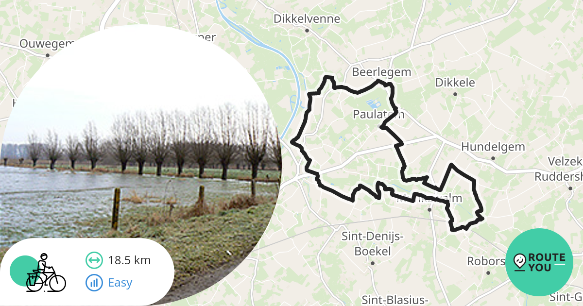 Beerlegem bolstro fiets 1 - Recreatieve fietsroute | RouteYou