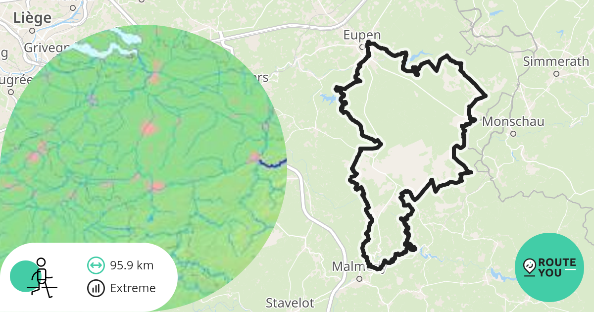 Jalhay - Wandelroute | RouteYou