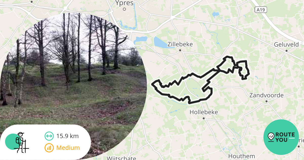 Palingbeek + Gasthuisbossen langs knooppunten - Hikingroute | RouteYou