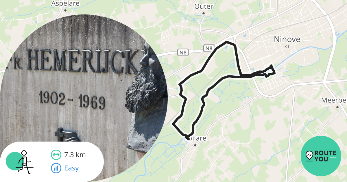 Wandelpad Dr. Frans Hemerijckx – naar Pollare als het te drassig is - Wandelroute | RouteYou