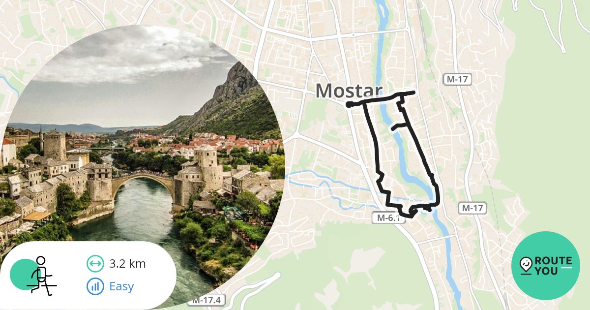 City walk Mostar - Walking route | RouteYou