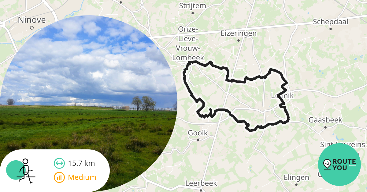 Lennik, hart van het Pajottenland tot O-L-V-Lombeek - Wandelroute ...