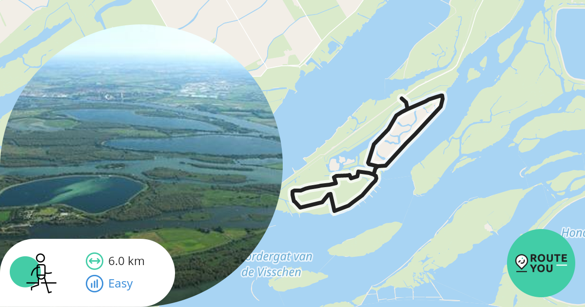 Biesbosch Knooppuntenwandeling - Wandelroute | RouteYou