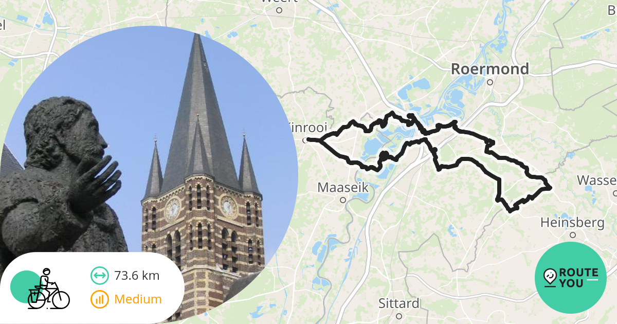 Kinrooi - 3 landenroute - Recreatieve fietsroute | RouteYou