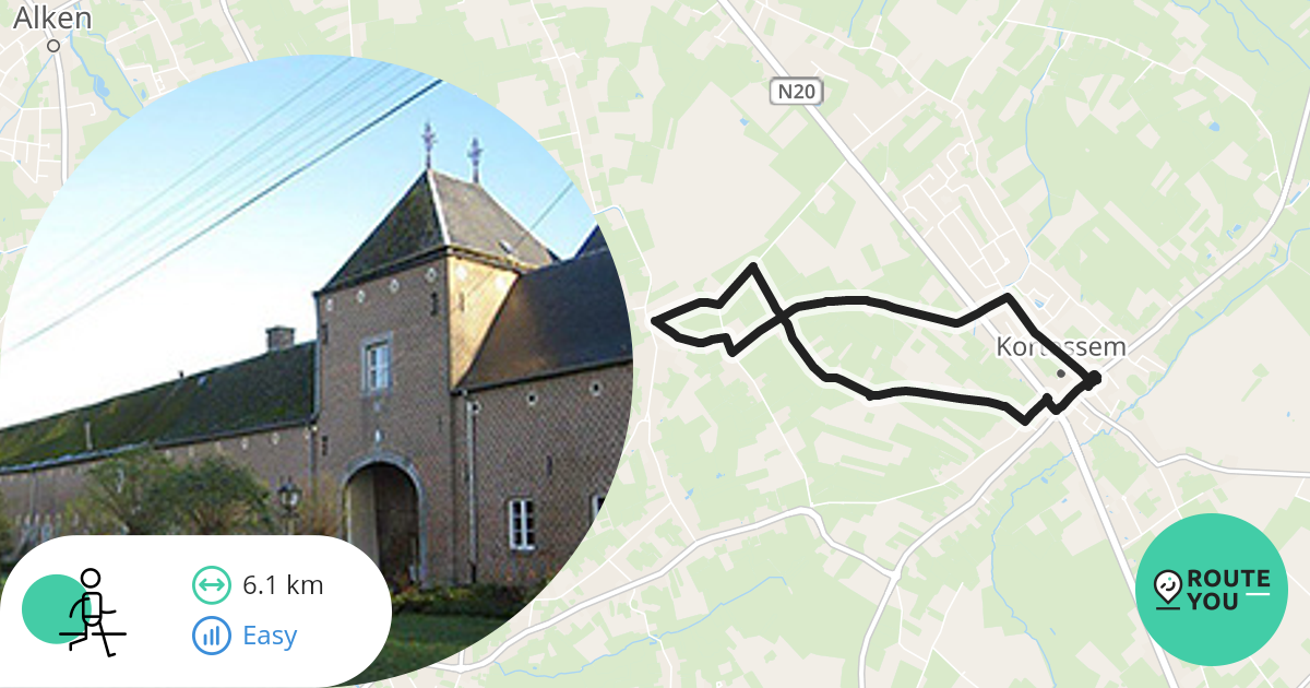 Kortessem - Wandelroute | RouteYou