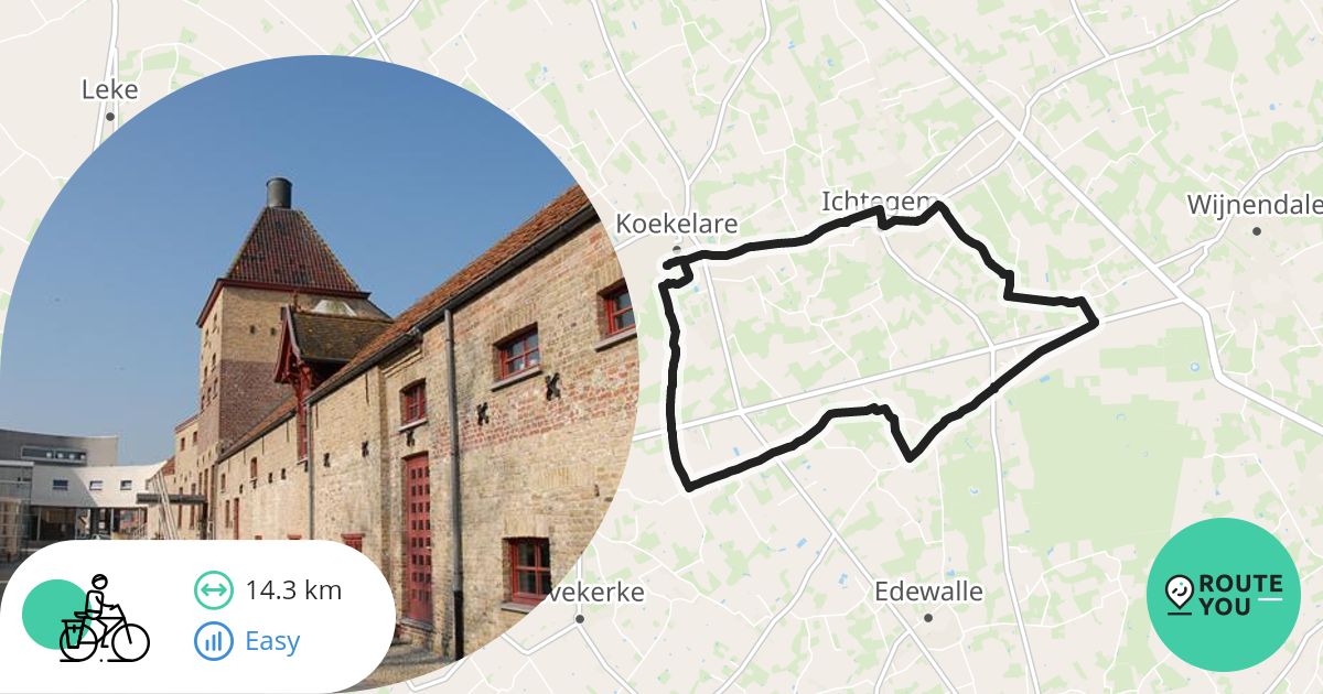 Koekelare - Recreatieve fietsroute | RouteYou