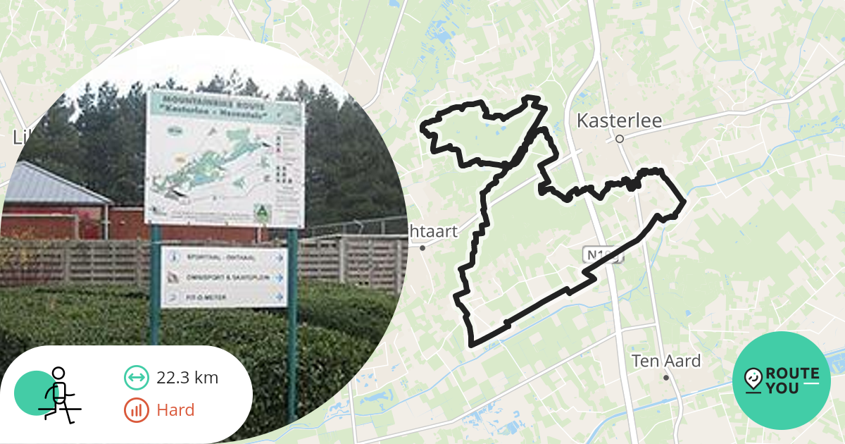 Van Kabouterbos naar Hoge Rielen - Wandelroute | RouteYou