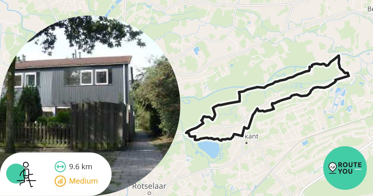 Rotselaar Plas Zallaken - Wandelroute | RouteYou
