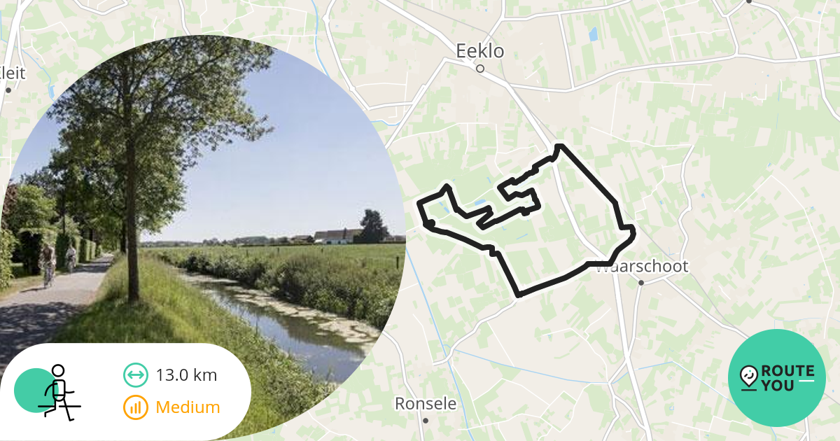 Eeklo het leen 13 - Wandelroute | RouteYou