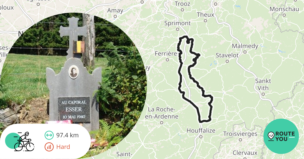 Remouchamps-baraque de fraiture-remouchamps - Racefietsroute | RouteYou