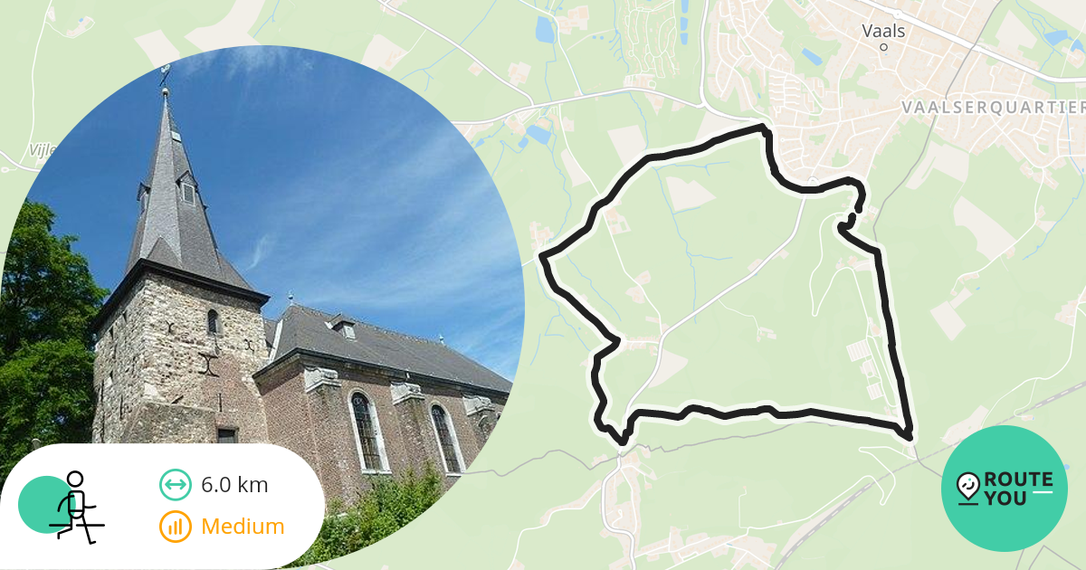 Vaals Drielandenpunt - Wandelroute | RouteYou