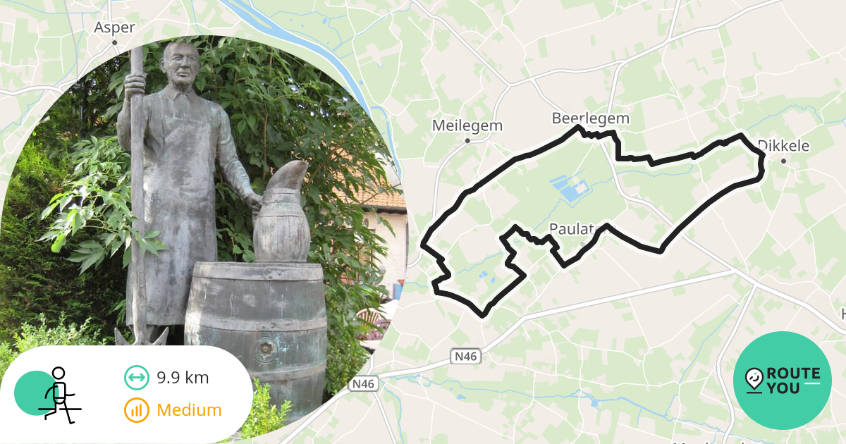 gangulphuswandeling vanuit dikkele - Wandelroute | RouteYou