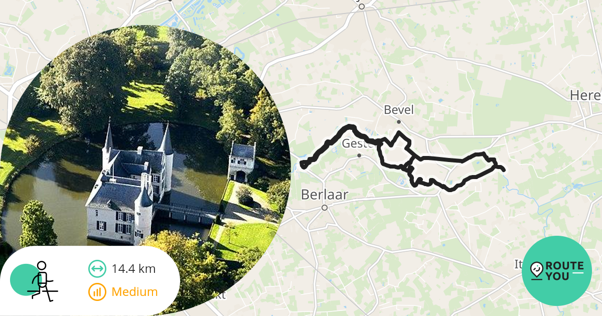 Itegem - Bevel - Kruiskensberg - Wandelroute | RouteYou