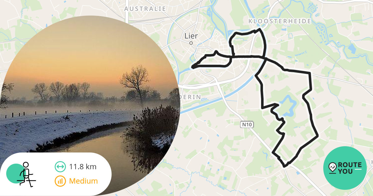 Lier - Wandelroute | RouteYou