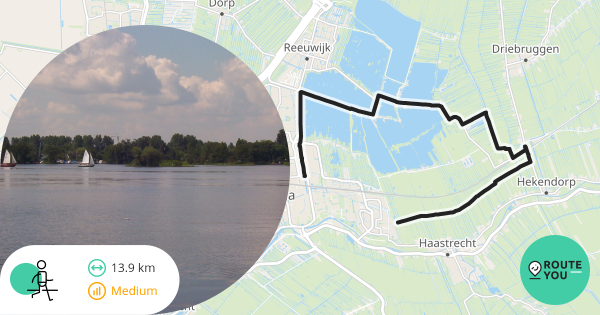 Haastrecht - Gouda - Wandelroute | RouteYou