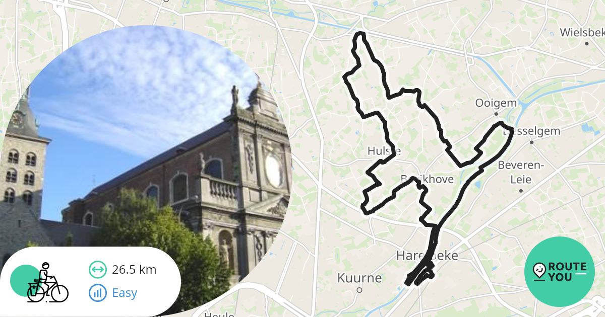 Correcte nieuwe Peter Benoitfietsroute - Recreatieve fietsroute | RouteYou