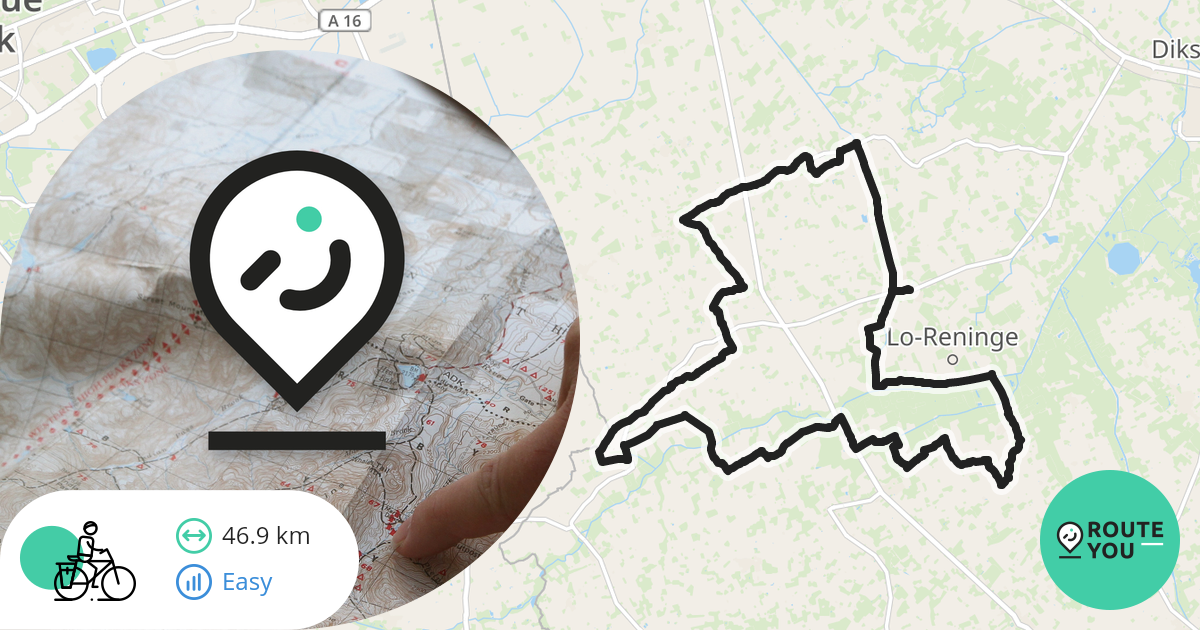 LO-RENINGE Loveringem - Recreatieve fietsroute | RouteYou