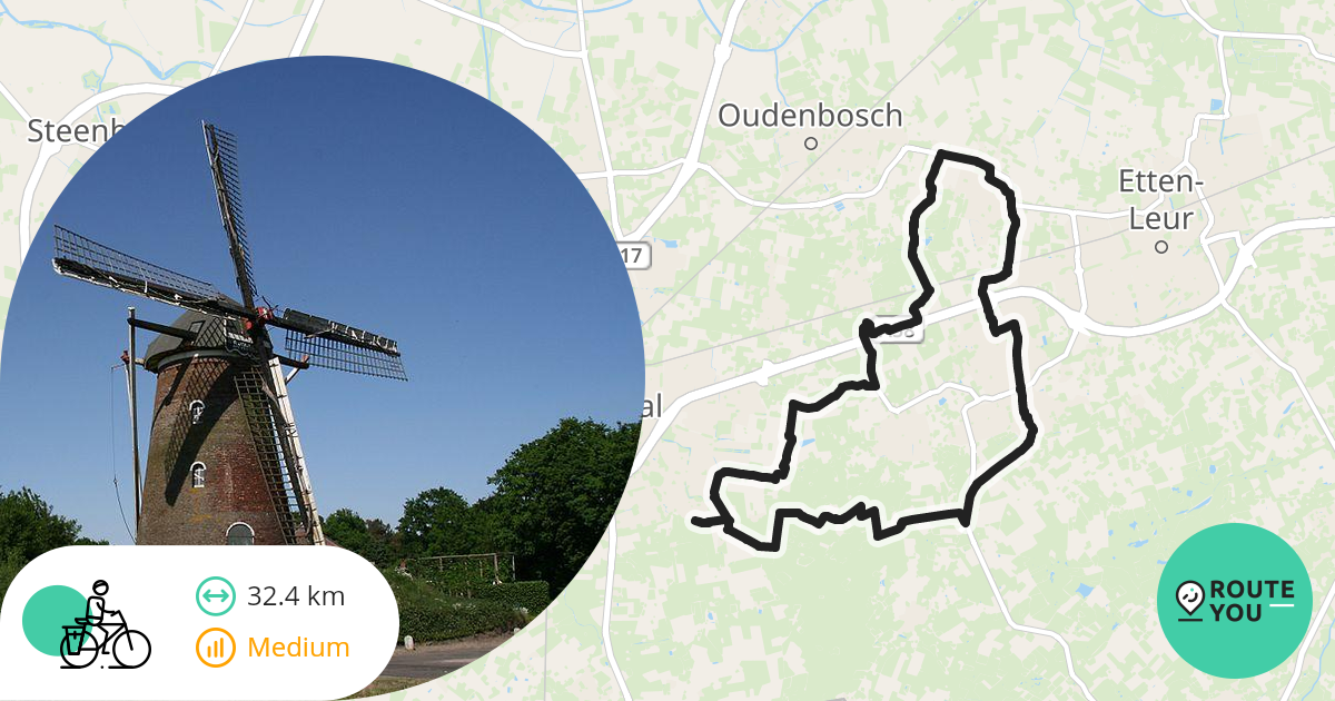 rondje hoeven - Recreatieve fietsroute | RouteYou
