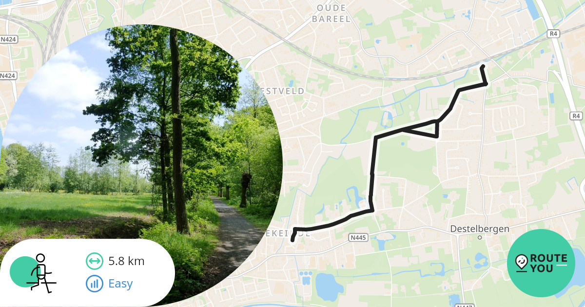 Destelbergen Haeseveld - Wandelroute | RouteYou