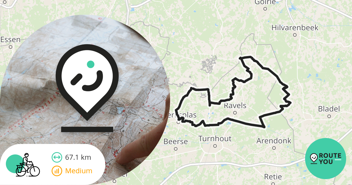 Merksplas-Weelde-Poppel-Hoge Mierde-Ravels - Recreatieve fietsroute ...