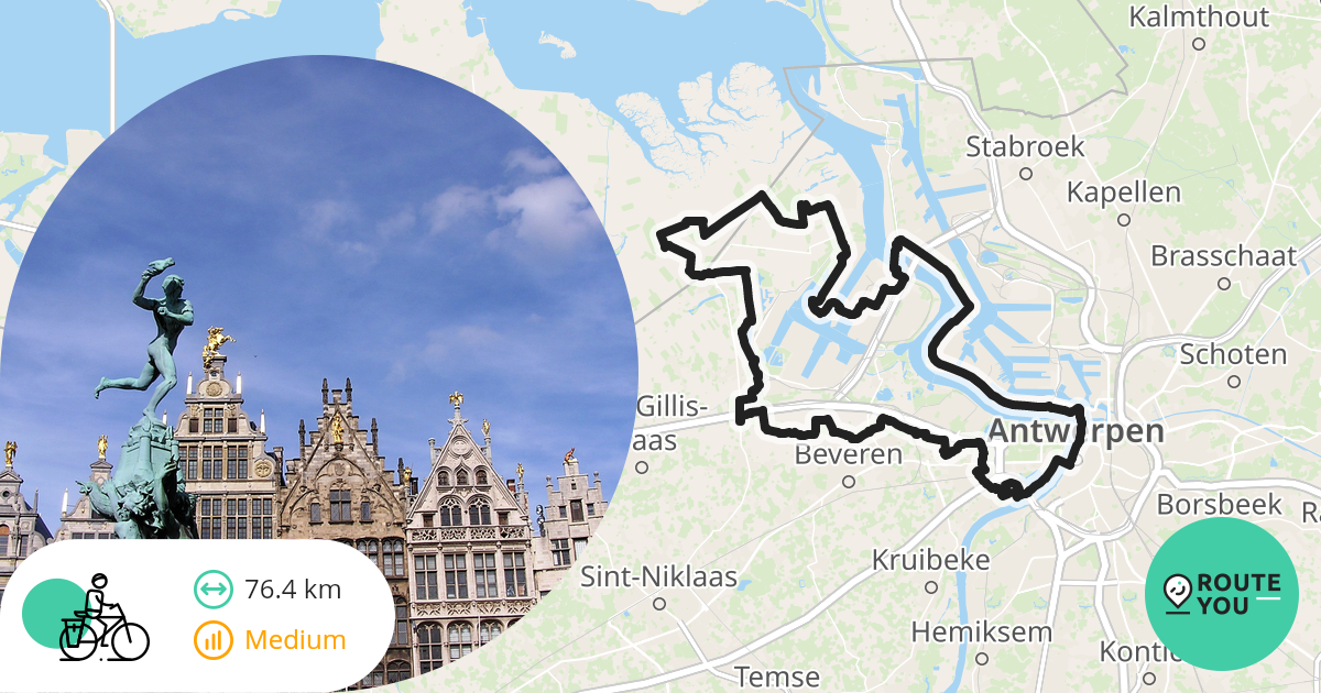 P&R Zwijndrecht - Antwerpen Haven & Doel - Recreatieve fietsroute ...