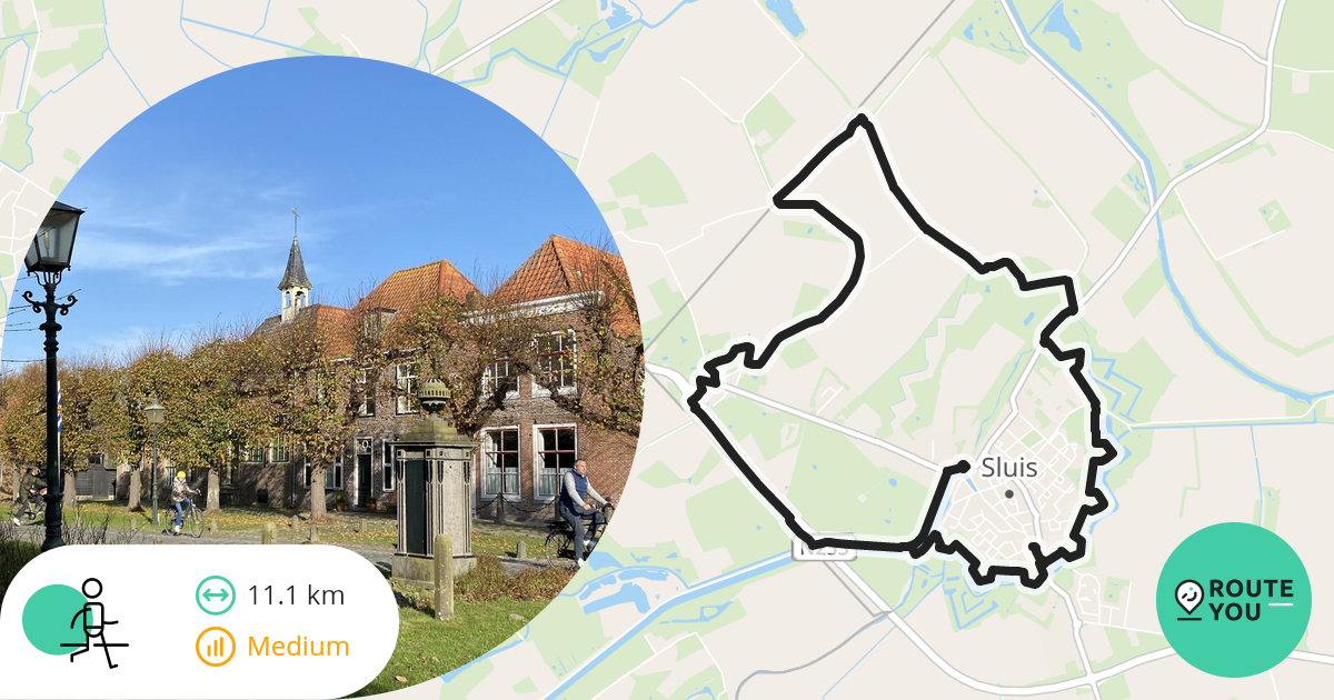 De geheimen van Sluis en Sint Anna ter Muiden - Wandelroute | RouteYou